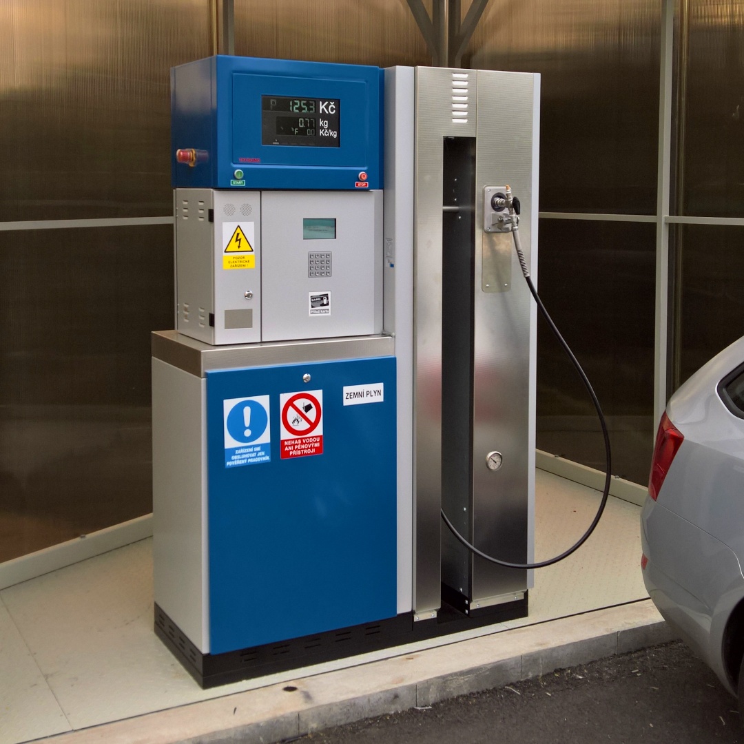 Pilote installation of Tatsuno CNG dispenser in Czech republic